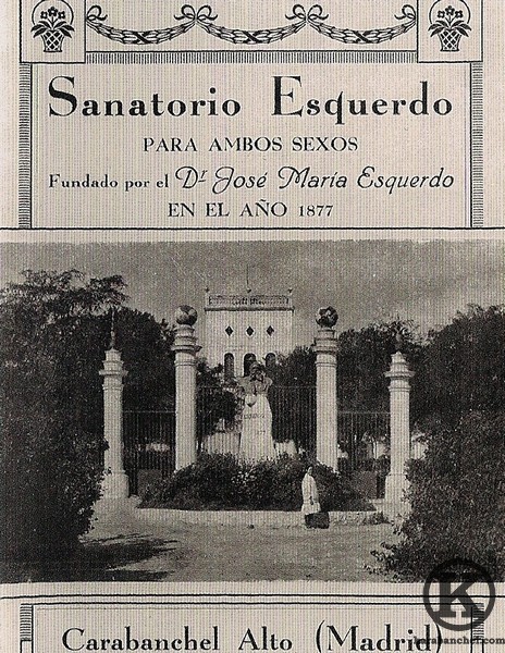 Folleto del Sanatorio Esquerdo (1930) | Karabanchel.com